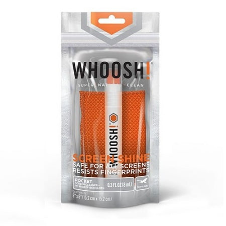 Whoosh! Screen Shine 8ML Pocket Spray with 1 Cloth Non-Toxic Alcohol ...
