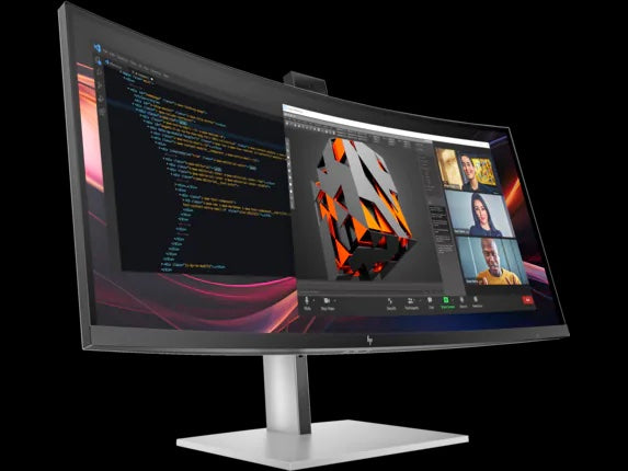 HP Series 7 Pro 34 inch WQHD Conferencing Monitor - 734pm – Level Up Desks
