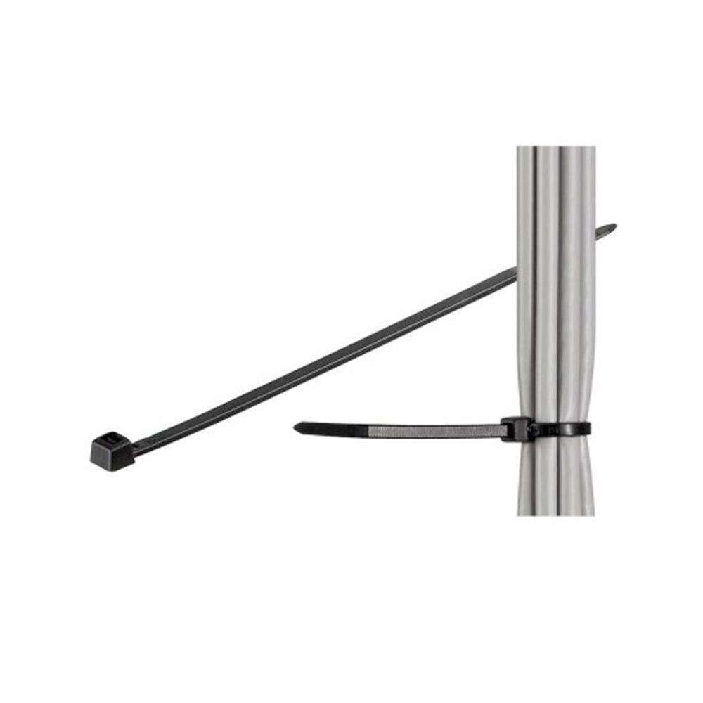 10cm Black Zip Tie, 100 Pack | Level Up Desks