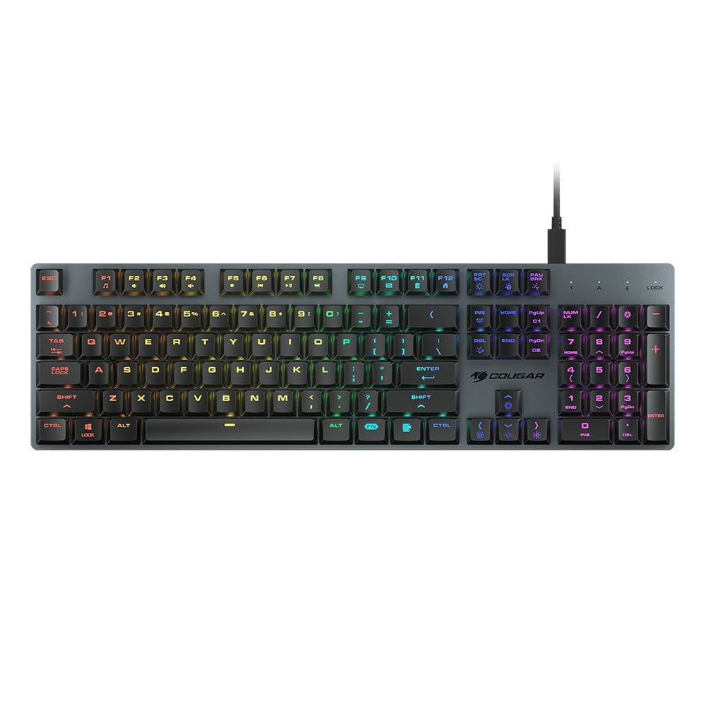 Cougar LUXLIM LOW Profile Optical Mech Keyboard | Level Up Desks