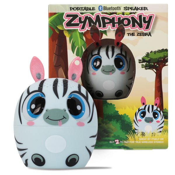 My Audio Pet Bluetooth Speaker Zebra - Zymphony TWS & Lanyard Included ...