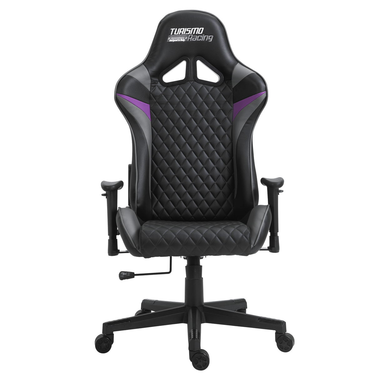 Ancora Black / Grey / Purple Gaming Chair by Turismo Racing – Level Up ...