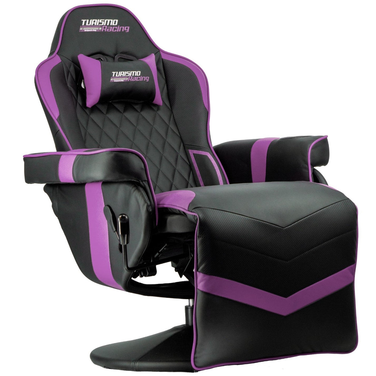 Purple Stanza Gaming Recliner by Turismo Racing – Level Up Desks